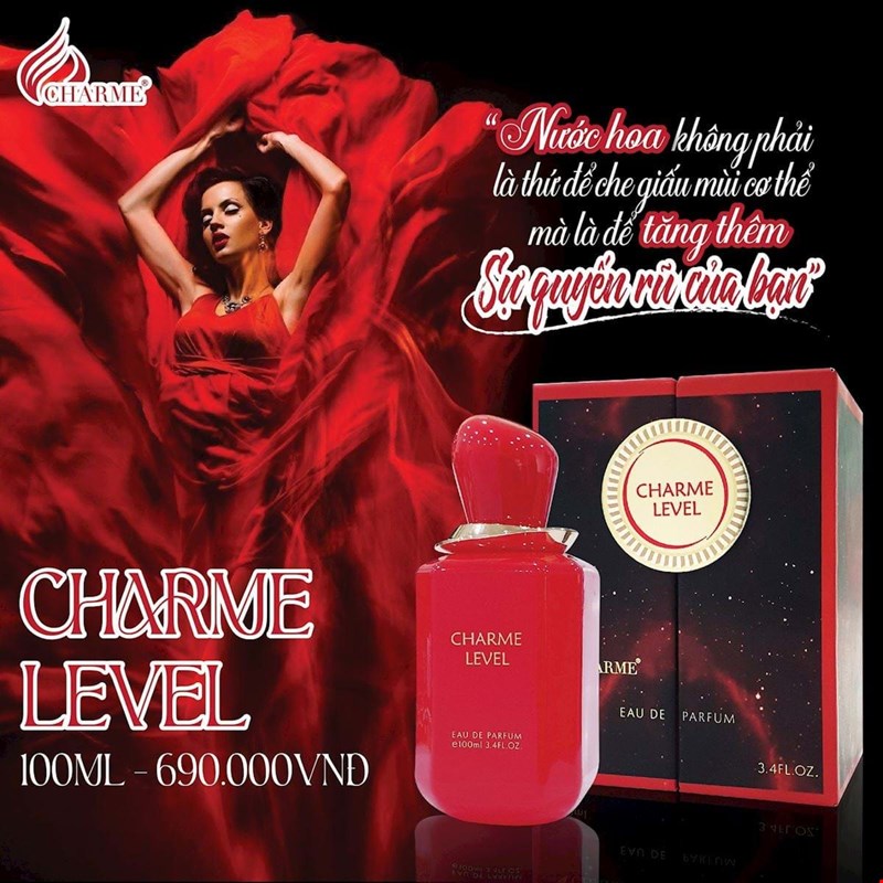 Nước Hoa Nữ Charme Level 100ml